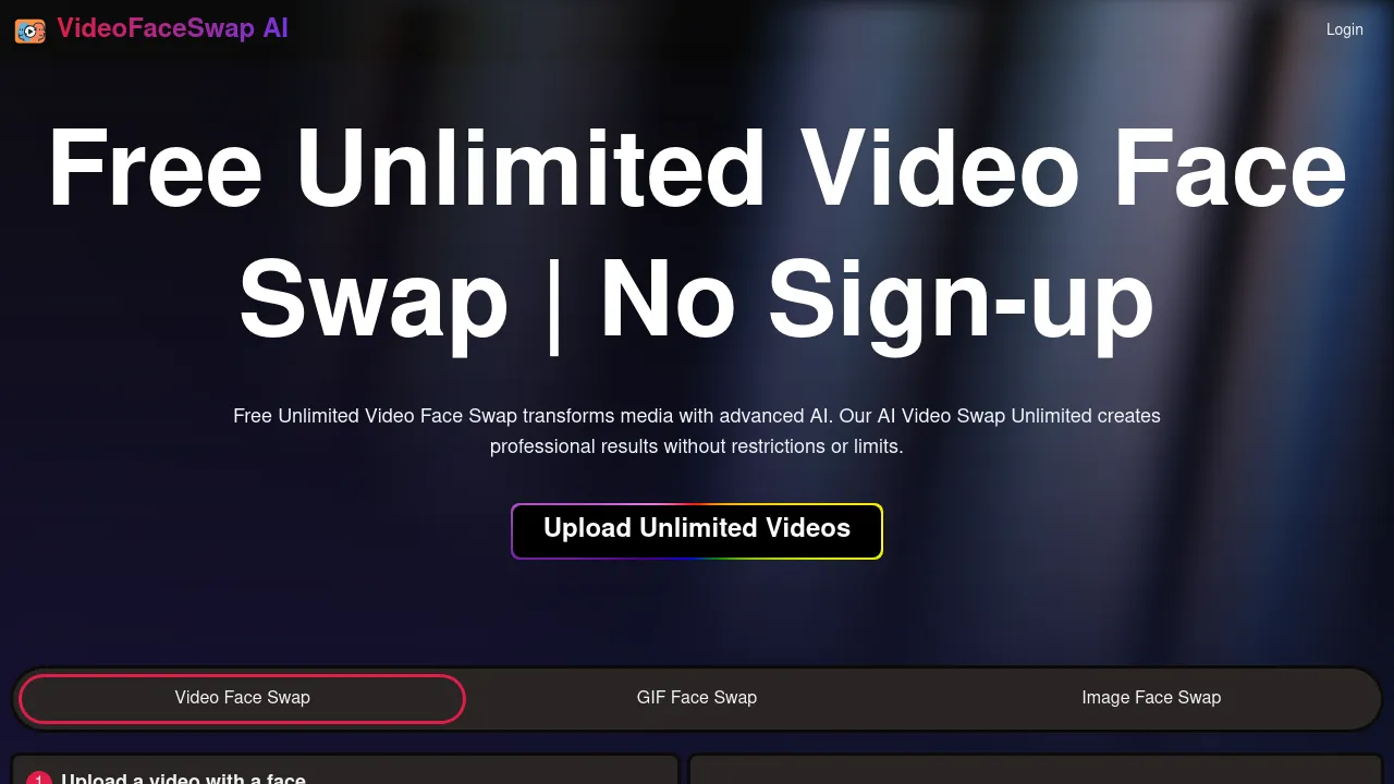 Free Video face swap(no sign-up) - BestofAI